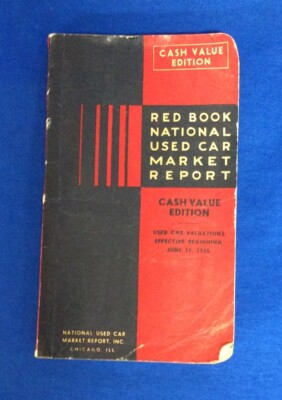 Red Book National Used Car Market Report Cash Value Edition June 15 ...