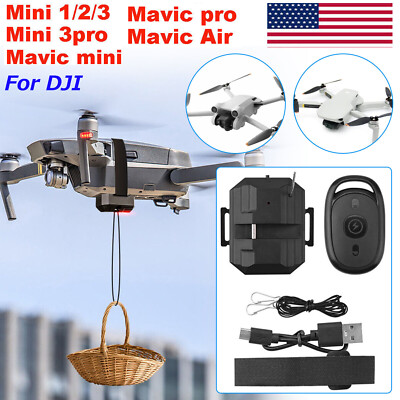 For DJI Mini 2 3 / 3 Pro /SE Mavic Air Accessories Airdrop Dropper ...