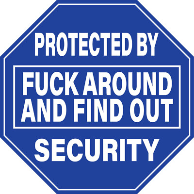 Protected By FAFO F.A.F.O Find Out sticker weatherproof bumper vinyl ...