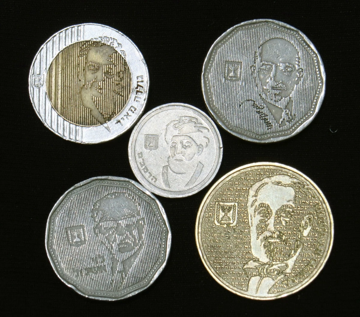 Jewish Coins With Faces