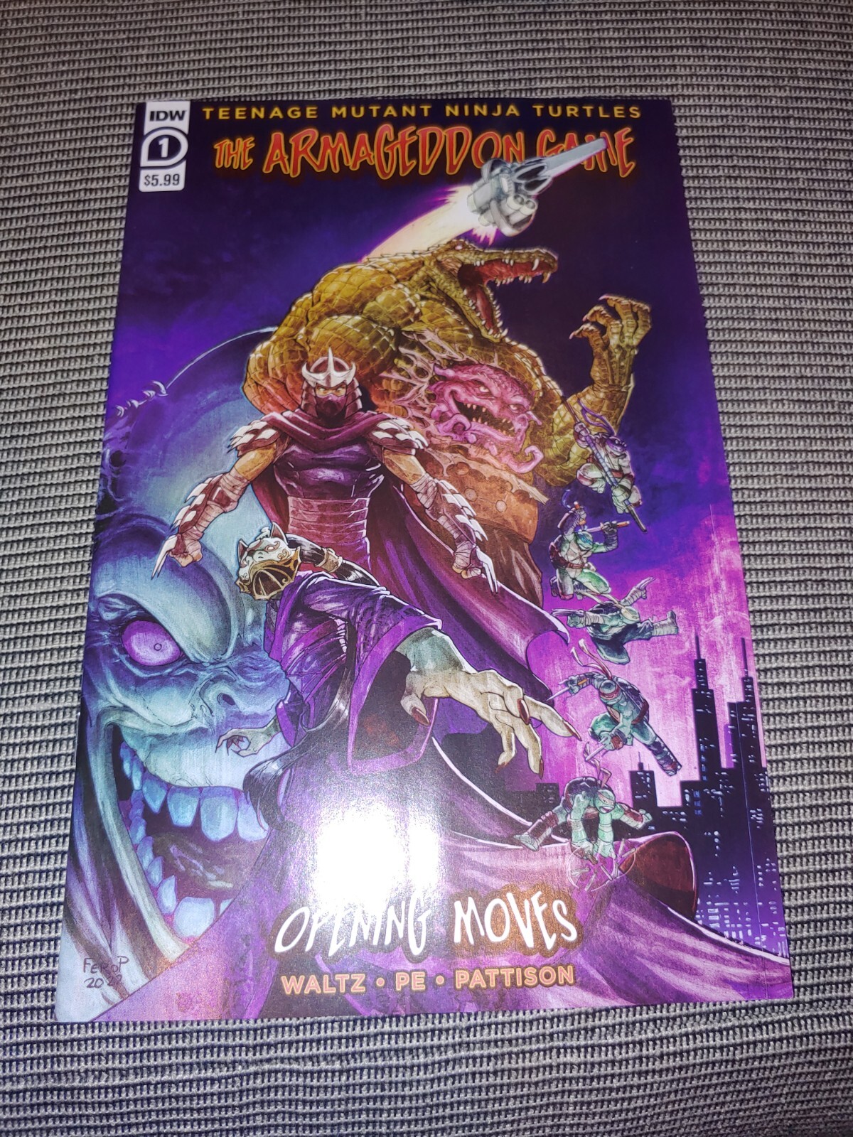 Teenage Mutant Ninja Turtles Armageddon Game Opening Moves #1 IDW 2022 ...