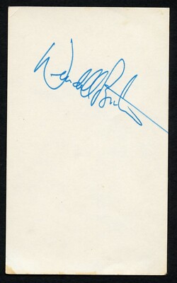 Wendell Burton d2017 signed autograph Vintage 3x5 Hollywood: The ...