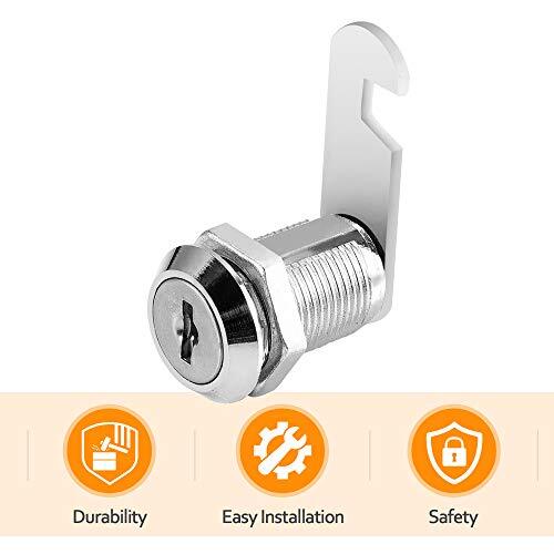 Cabinet Cam Lock Set 2 Pack Keyed Alike 1" / 25mm Cylinder Cam Locks ...