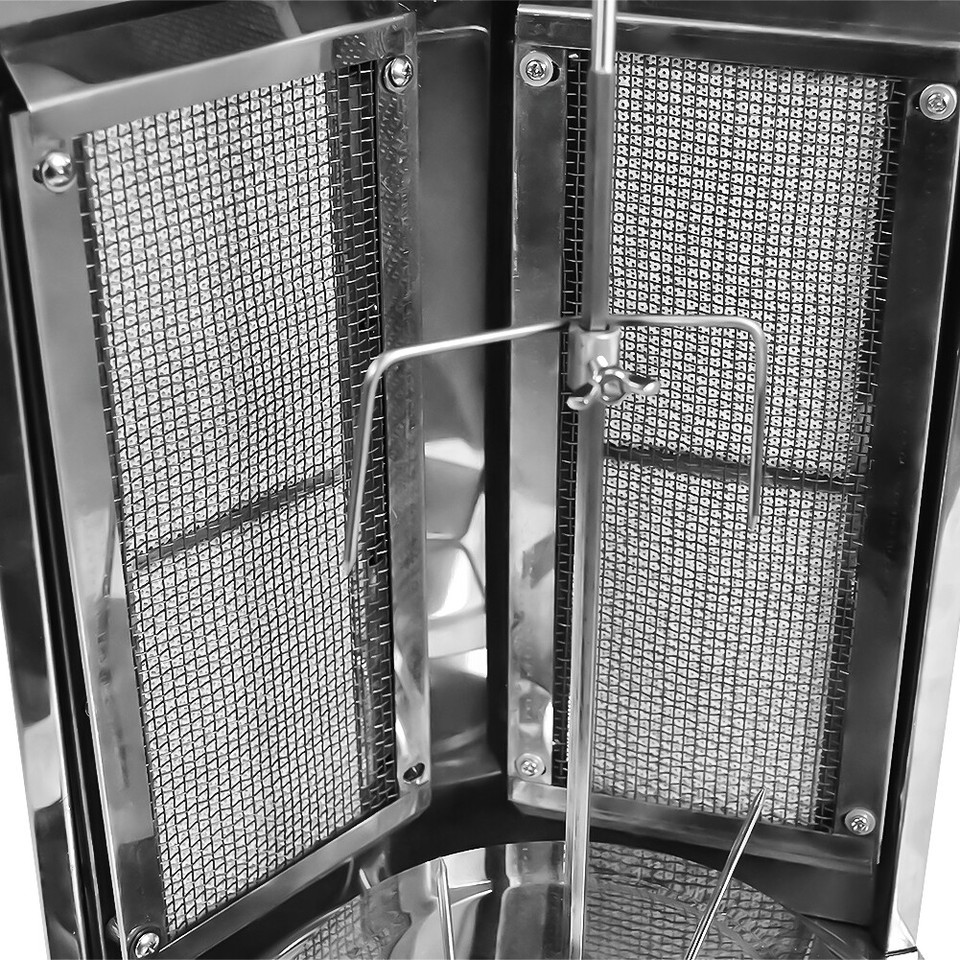 Gas Vertical Broiler Shawarma Machine Kebab Gyro Grill Machine Spinning ...