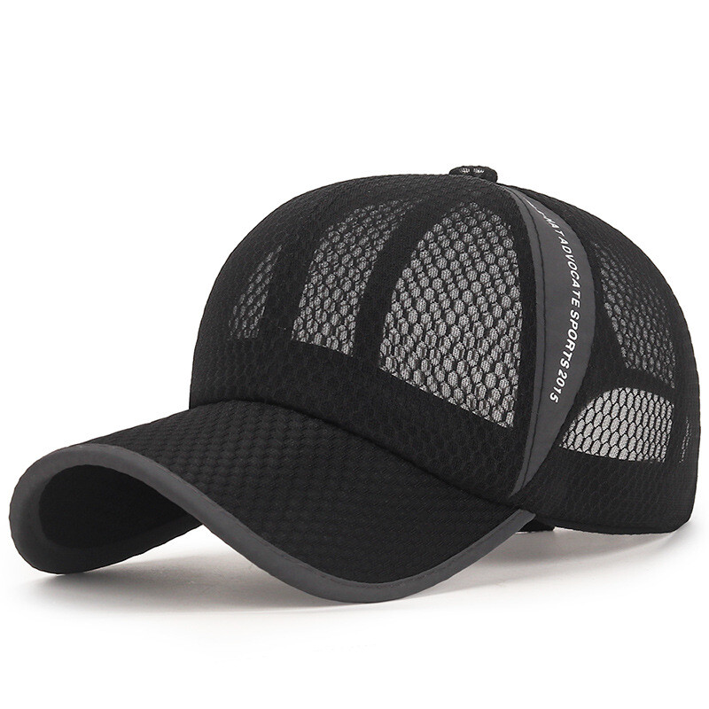 Men Snapback Mesh Baseball Cap Sun Protection Golf Adjustable ...