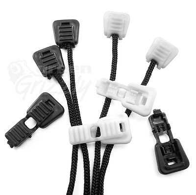 Low Profile Cord Ends Zip Pulls Cord Lock Stopper End Fastener Paracord ...