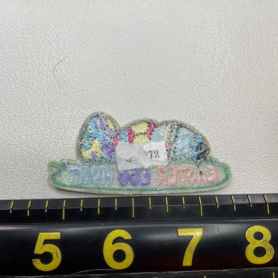 Colorful Eggs EASTER EGG HUNT Patch M008 | eBay