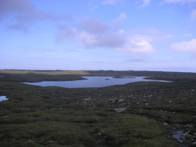 Photo 6x4 Tonga Water, Ronas Hill. Skelberry/HU3686 View from the south ...