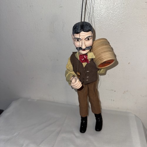 Bartender handmade czech marionette string puppet By Ruzicka Praha | eBay