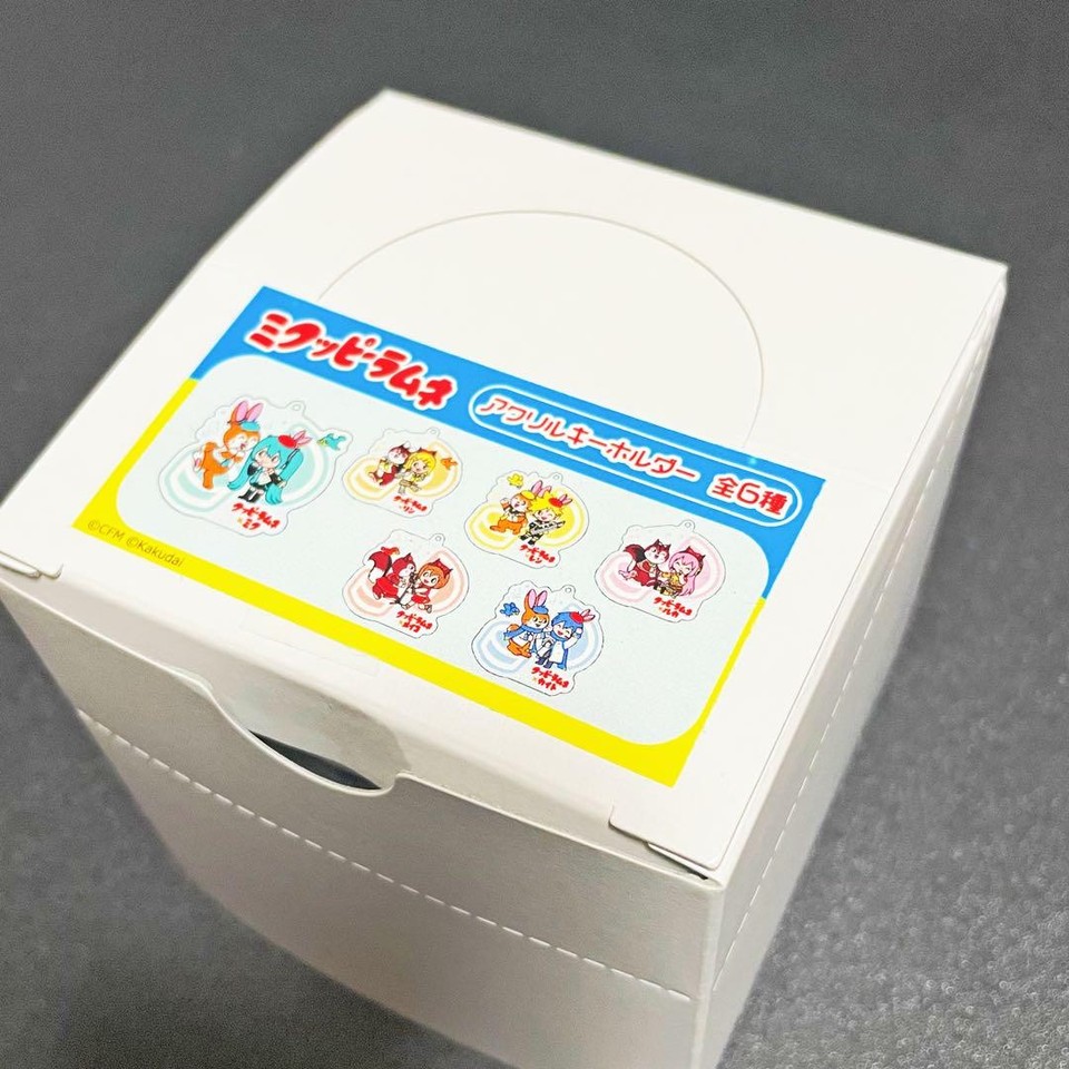 All 6 Types Complete Box Mikuppi Ramune Acrylic Key Chain | eBay