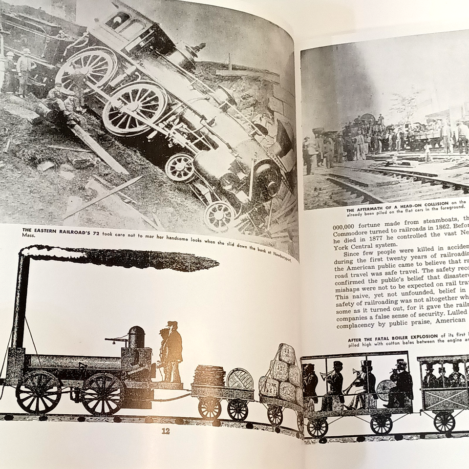 Train Wrecks Book A Pictorial History of Accidents on the Main Line ...