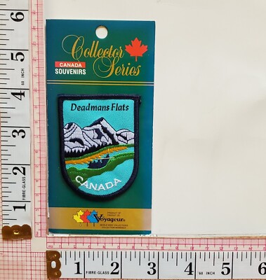 Deadman Flats Alberta Vacation Travel Holiday Jacket Vest Patch | eBay