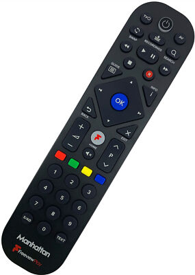 Genuine Manhattan T3-R Freeview Remote Control T3R | eBay UK
