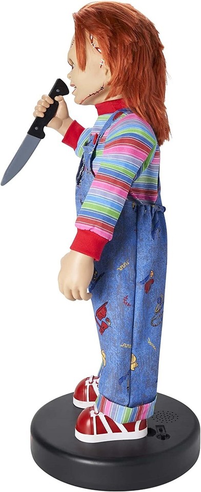 Spirit Halloween Prop 2 Ft Bump ‘N Go Chucky Doll Animatronic NEW IN ...