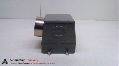 HARTING 0930-032-0523, METAL HOOD, SIDE ENTRY, SIZE: 32B, PG42, NEW ...