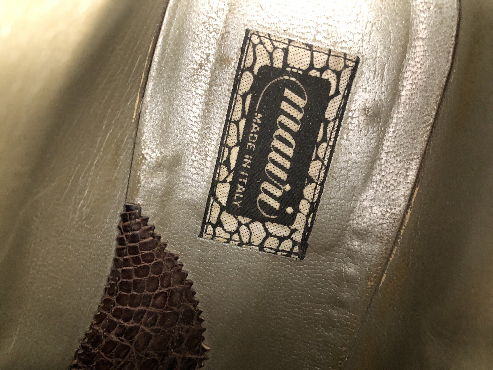 MAURI - Made in Italy Exotic ALLIGATOR / CROCODILE Me… - Gem