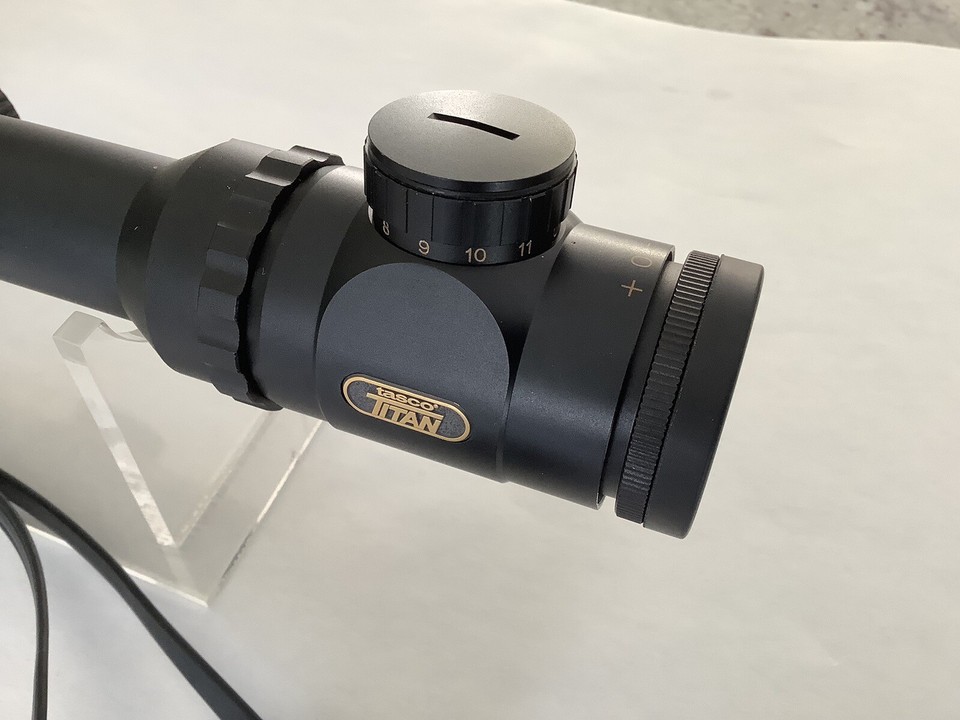 TASCO TITAN 3-9x42mm Rifle Scope,30mm,4A-Illuminated Dot,Japan made ...