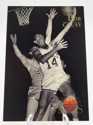 1996 Topps Stars - #110 Bob Cousy - Boston Celtics HOF - Rare Card ...