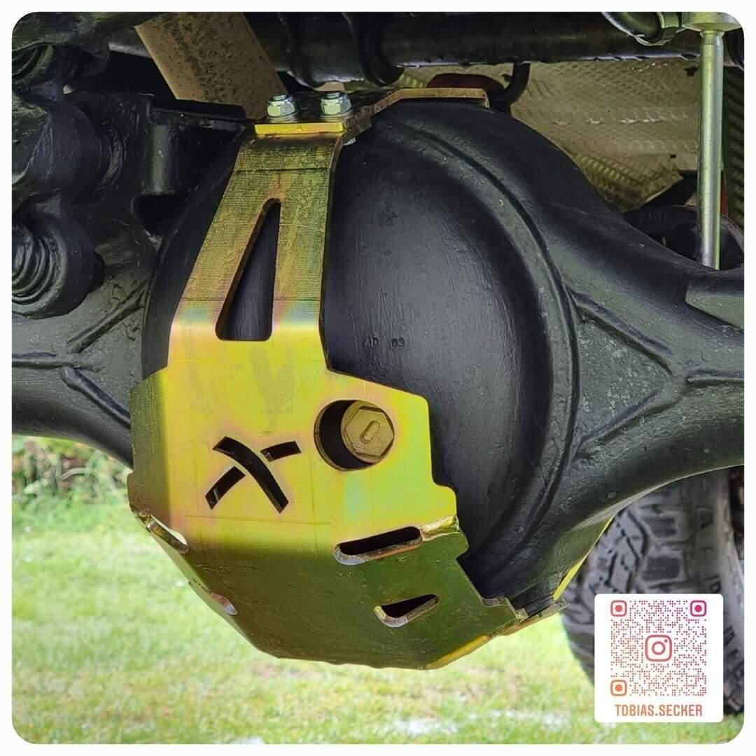 Land Rover Defender Diff Guard Rear Wrap Around 90 Discovery 1 RRC ...