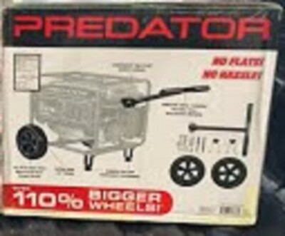10'' WHEEL KIT FOR PREDATOR GENERATOR HANDLE 2 TIRES AND 2 RUBBER FEET ...
