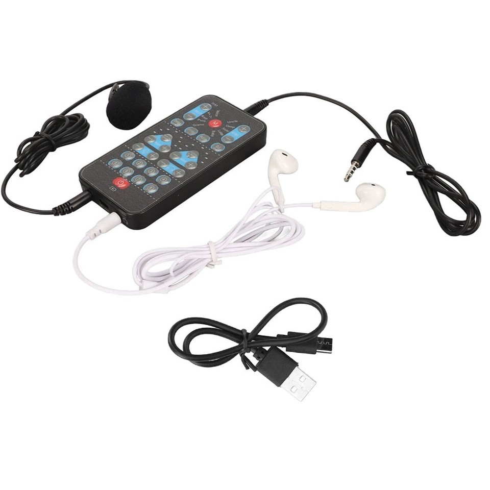 Portable Handheld Voice Changer Multifunctional Sound Disguiser With 8 ...