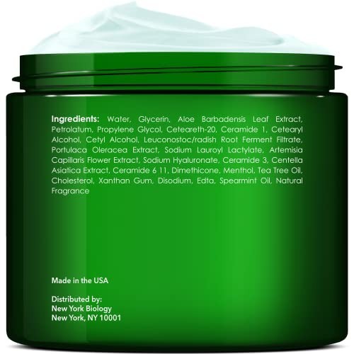 New York Biology Tea Tree Oil Foot Cream for Dry Feet Athletes Foot ...