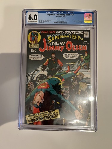 Superman's Pal Jimmy Olsen #134 CGC 6.0 1st App of DARKSEID DC Comic ...