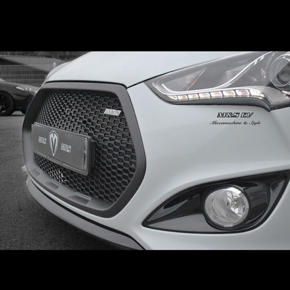 Front Radiator Grill Black matt For Hyundai Veloster Turbo 2012~2017 | eBay