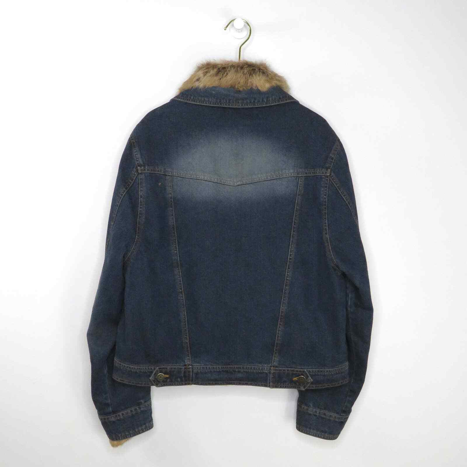 Marvin Richards 1990s Vintage Rabbit Fur Jean Jacket … - Gem