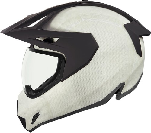 Icon Variant Pro Construct Dual Sport Helmet White | eBay