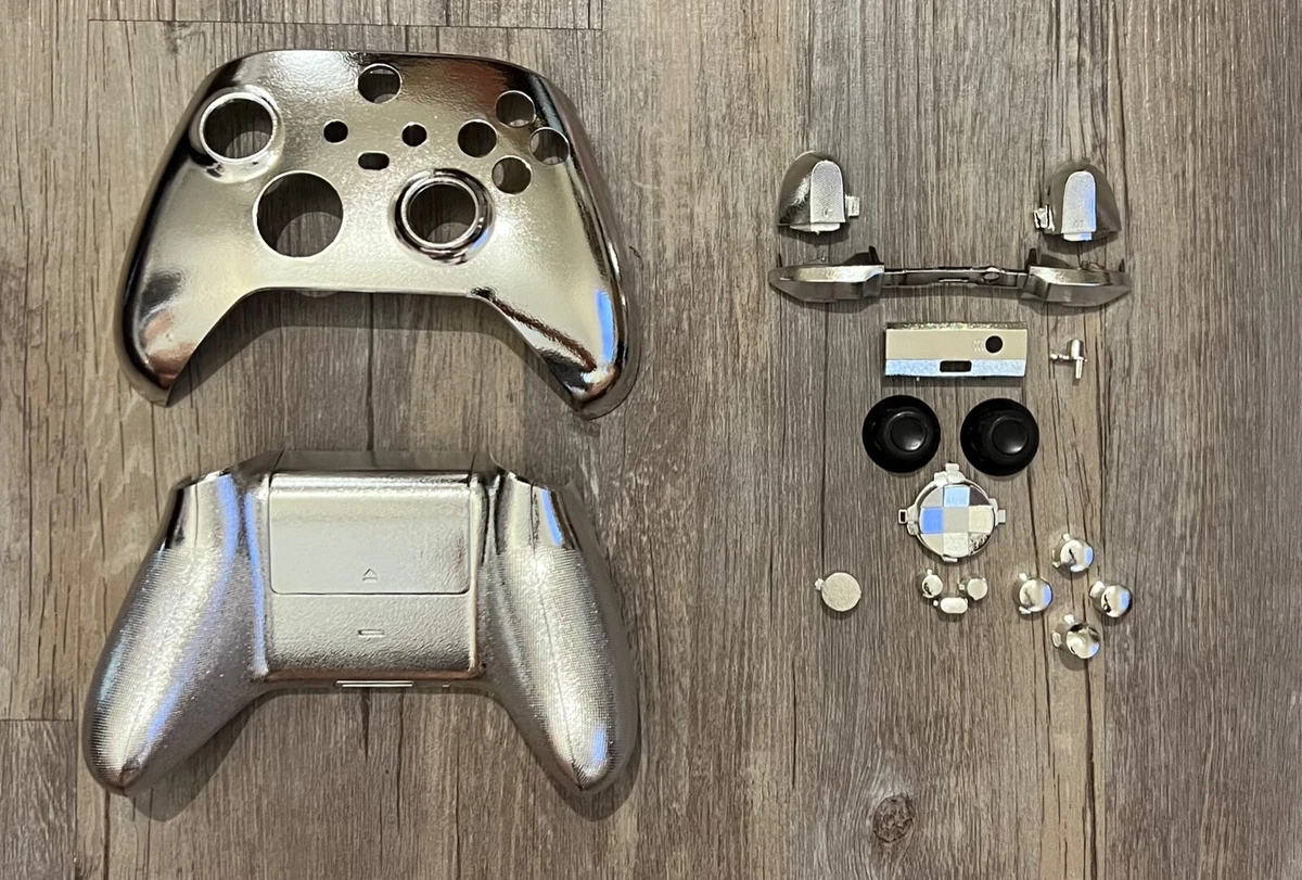 Silver Chrome Xbox Controller