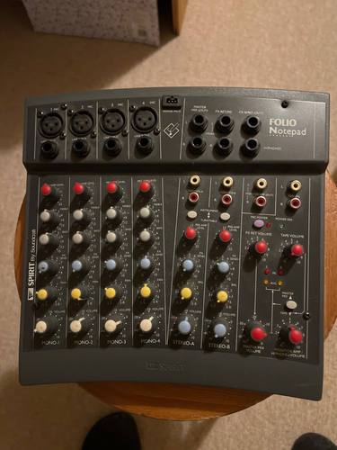 Spirit Folio Notepad Mixer - Soundcraft | eBay UK
