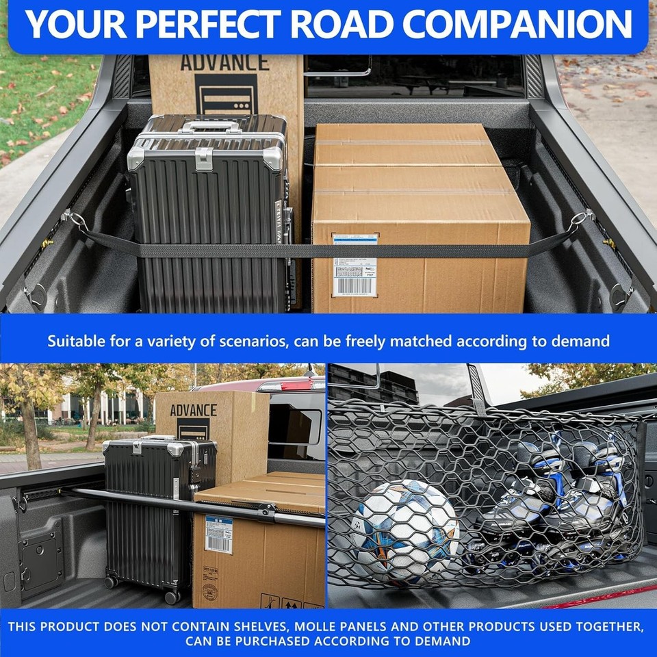 For 2022-2025 Ford Maverick Trail Rail System Truck Bed Rail System Tie ...