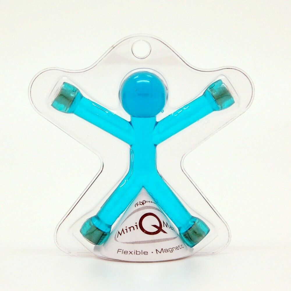 nuop design Mini Bendable Strong Rare Sea Blue Q-Man Magnet by NUOP | eBay