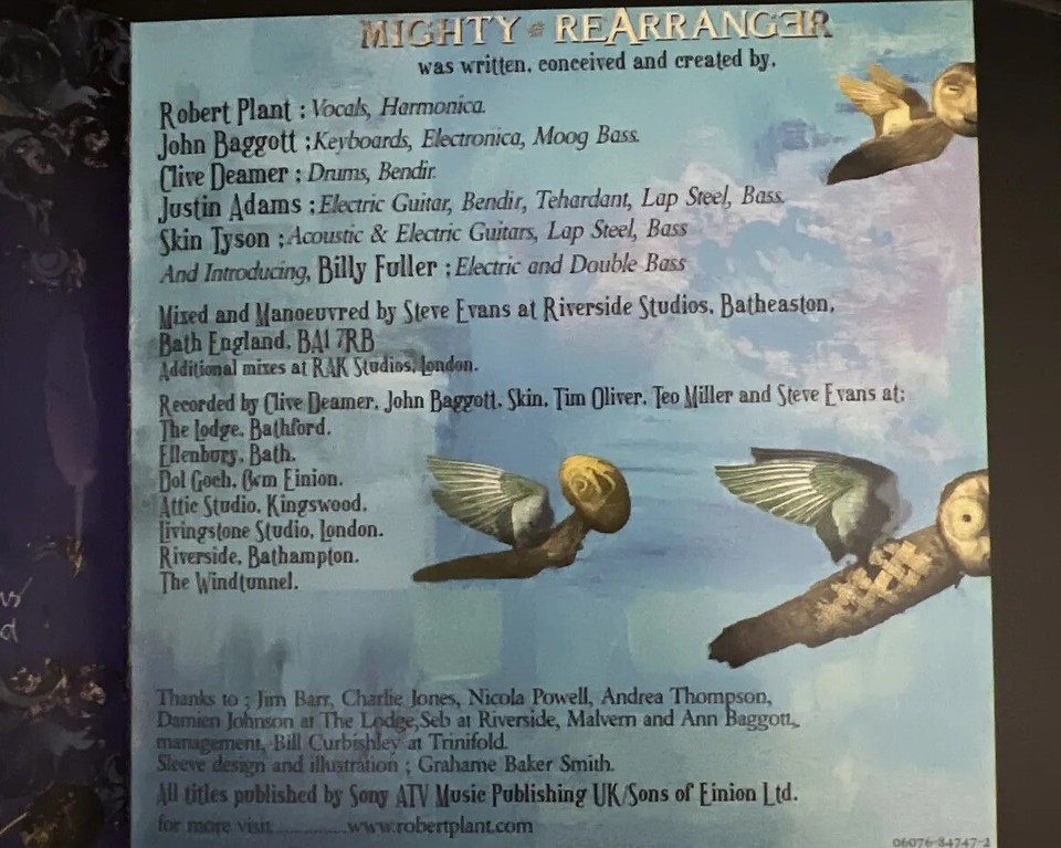 Mighty Rearranger by Robert Plant & the Strange Sensation/Robert Plant ...