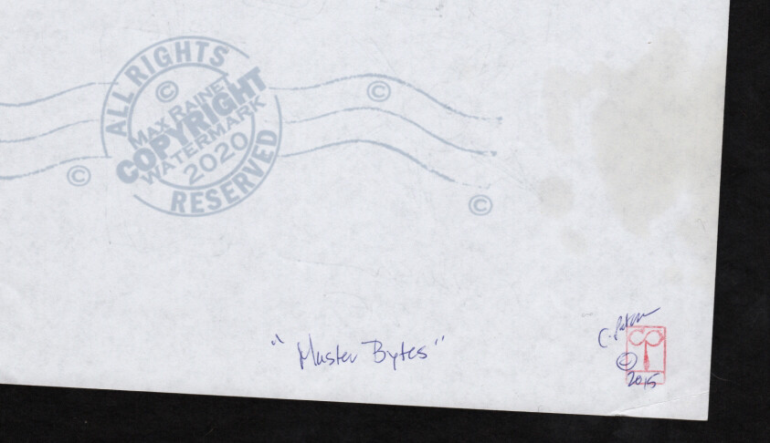 Master Bytes 2015 C Peterson * DRAWING * Whimsical Abstract Ink Pen ...