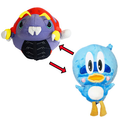 Sonic the Hedgehog Motobug & Flicky Reversible Plush Toy Official ...
