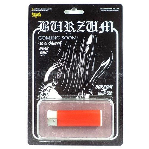 1Burzum Tour 92 Lighter Action Figure black metal thrash death super7 ...