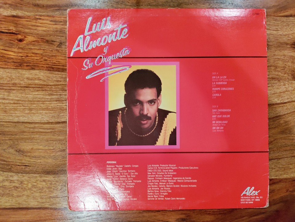 LUIS ALMONTE Y Su Orquesta LP | eBay