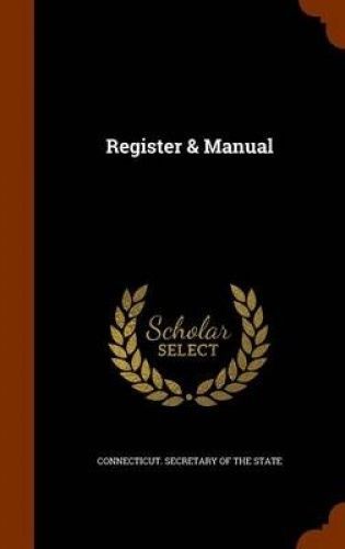 Register & Manual (Hardcover, 2015) for sale online | eBay