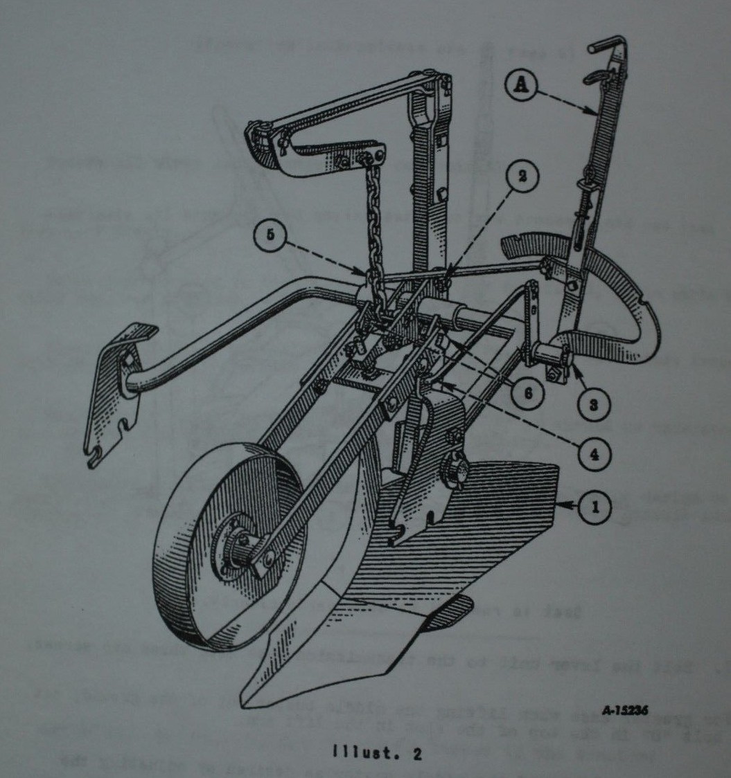IH International & Farmall Cub -16 Middle Buster Plow Operator's Owners ...