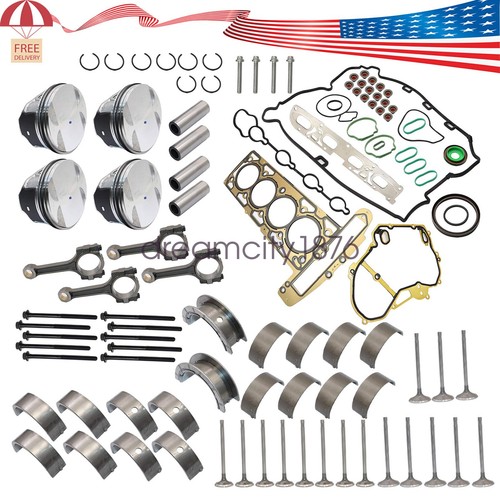 Engine Rebuild Overhaul Connecting Rod & Pistons Kit For Buick ...