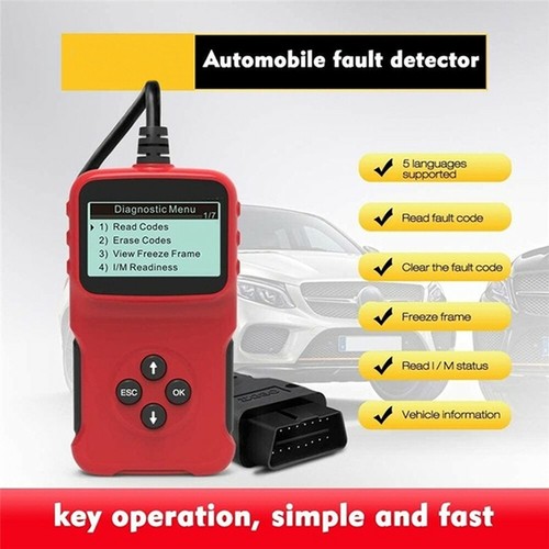 CAR OBD2 EOBD CAN Fault Code Reader Scanner diagnostic scan D950 ...