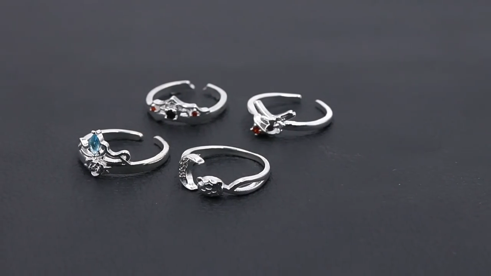 Anime Bungo Stray Dogs Rings Nakahara Chuuya dazai osamu Open Ring ...