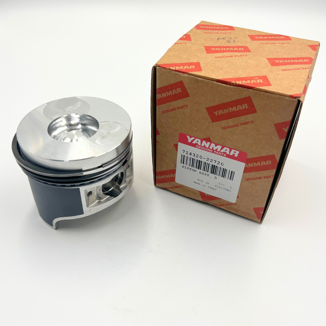 Genuine Yanmar 714320-22720 Piston with Rings for L100N2 L100N5 L100N6 ...