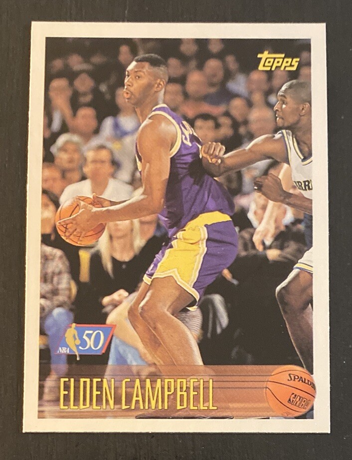 1996-97 Topps NBA at 50 Los Angeles Lakers Basketball Card #7 Elden ...