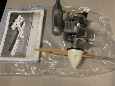 KB K&B 40 RC Model Airplane Engine With Muffler Parts Estate Untested ...