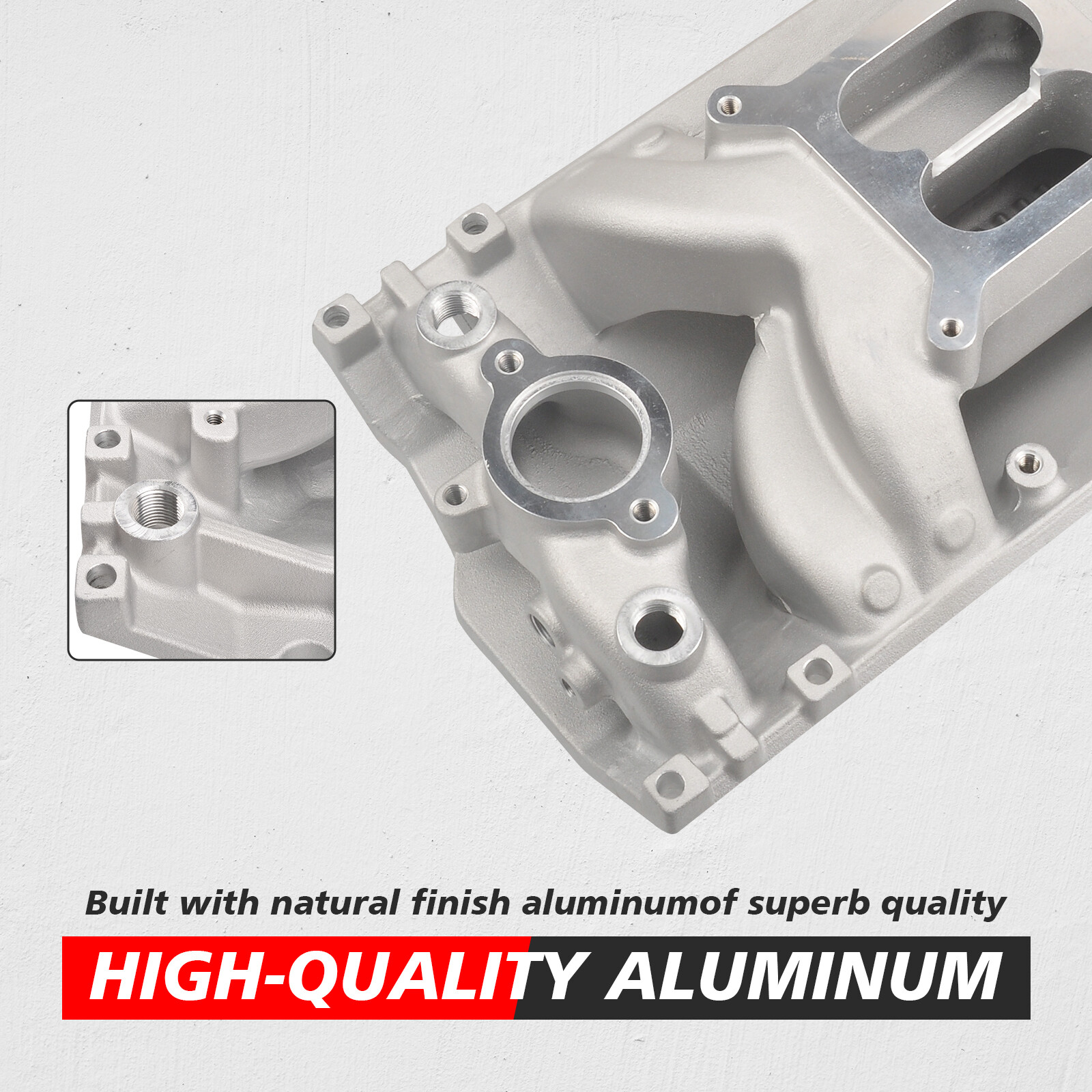 Dual Plane Intake Manifold For Small Block Chevy SBC Vortec V8 283 307 ...