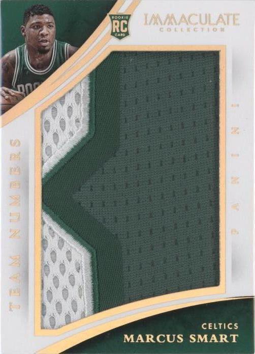 2014-15 Panini Immaculate Collection - Team Logos Marcus Smart #91 ...