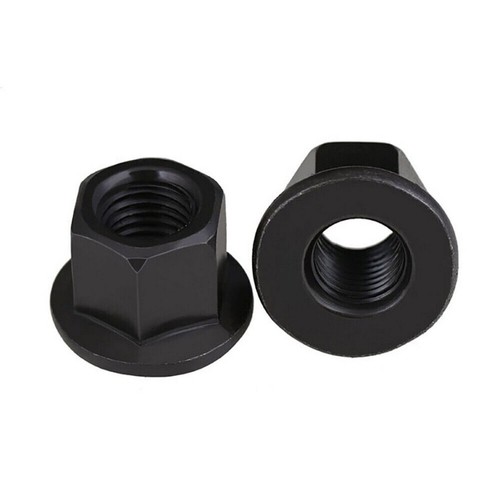 Hex Flange Lock Nuts Self Locking Black M10 M12 M14 M16 M18 M20 M22 M24 ...